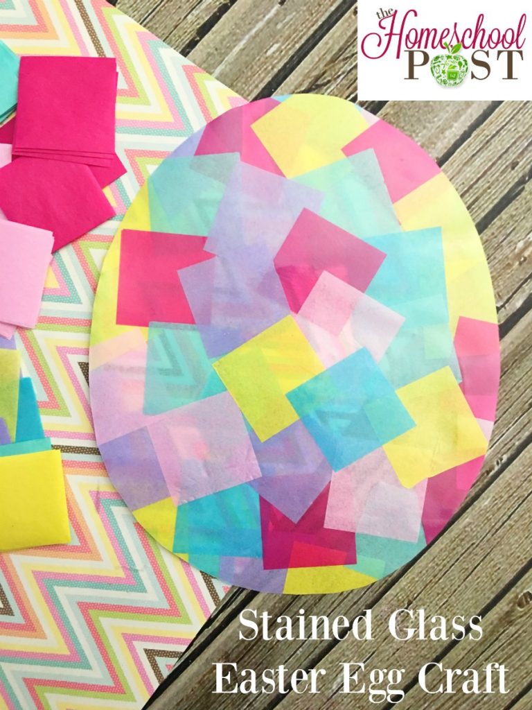 Stained Glass Easter Egg Craft - Heart and Soul Homeschooling